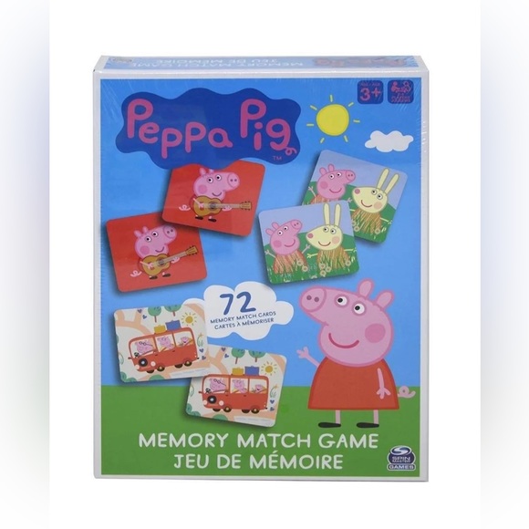 Peppa Pig | Toys | Peppa Pig 72piece Match Game Kids Educational Game ...